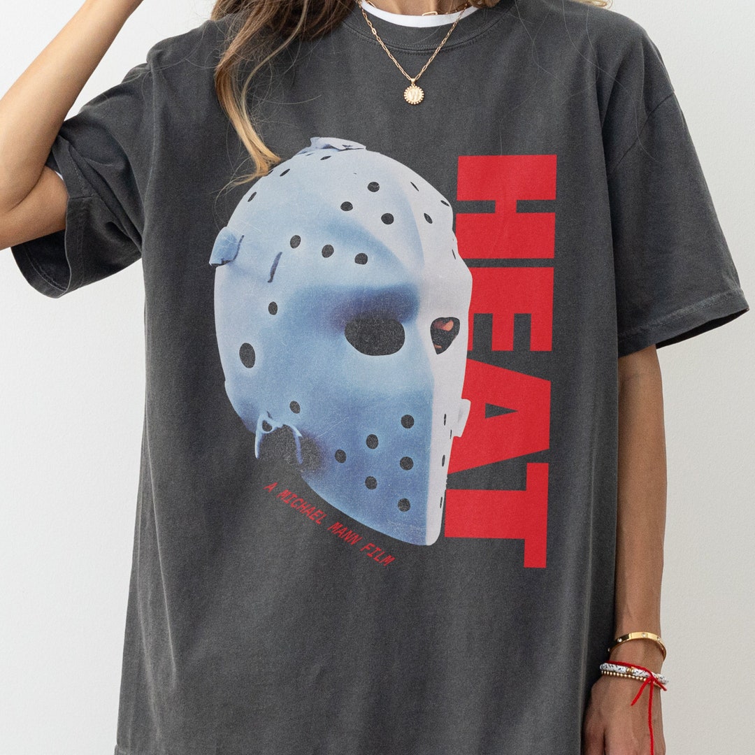 90s Action Movie T-shirt: Heat Hockey Mask Graphic Tee - Etsy