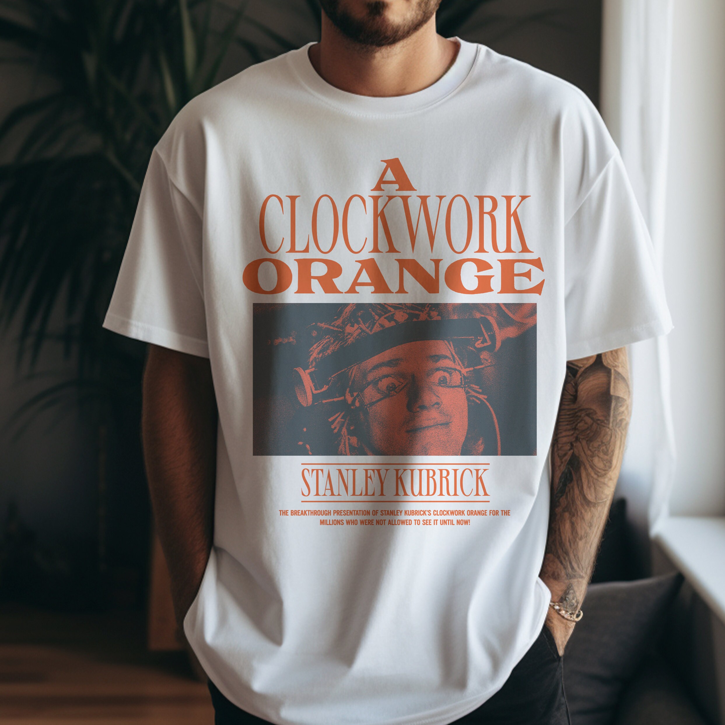 A Clockwork Orange T-shirt Unisex Vintage Faded Stanley - Etsy