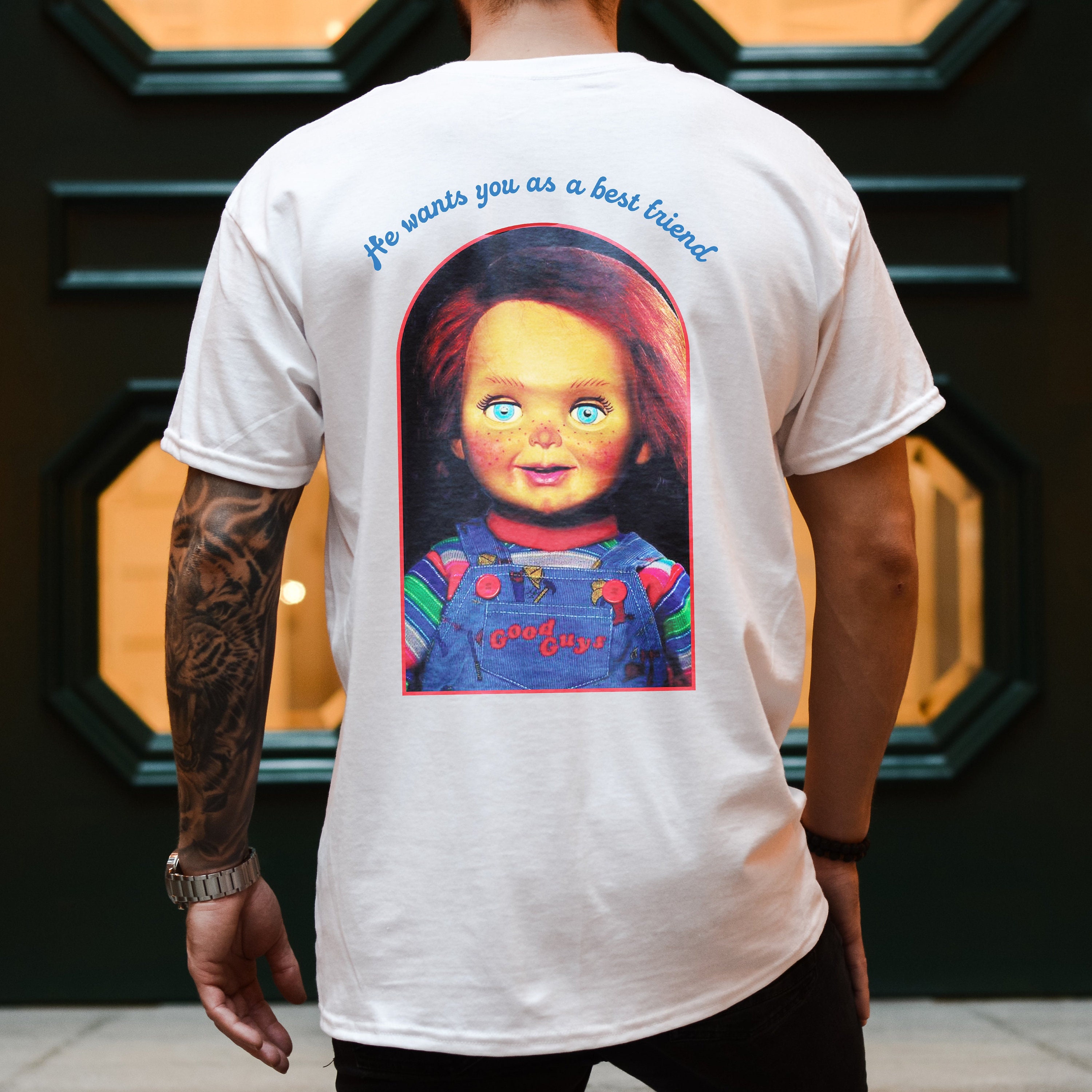 Chucky From Child's Play T-shirt Heavyweight Front Back - Etsy