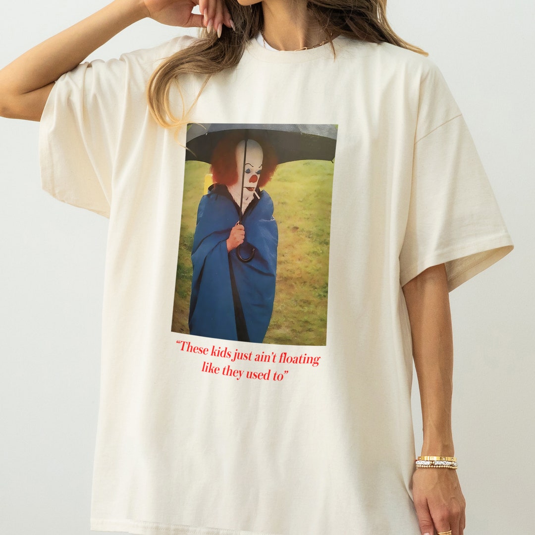 Funny Pennywise the Clown T-shirt, Retro 90s Horror Movie Pennywise ...