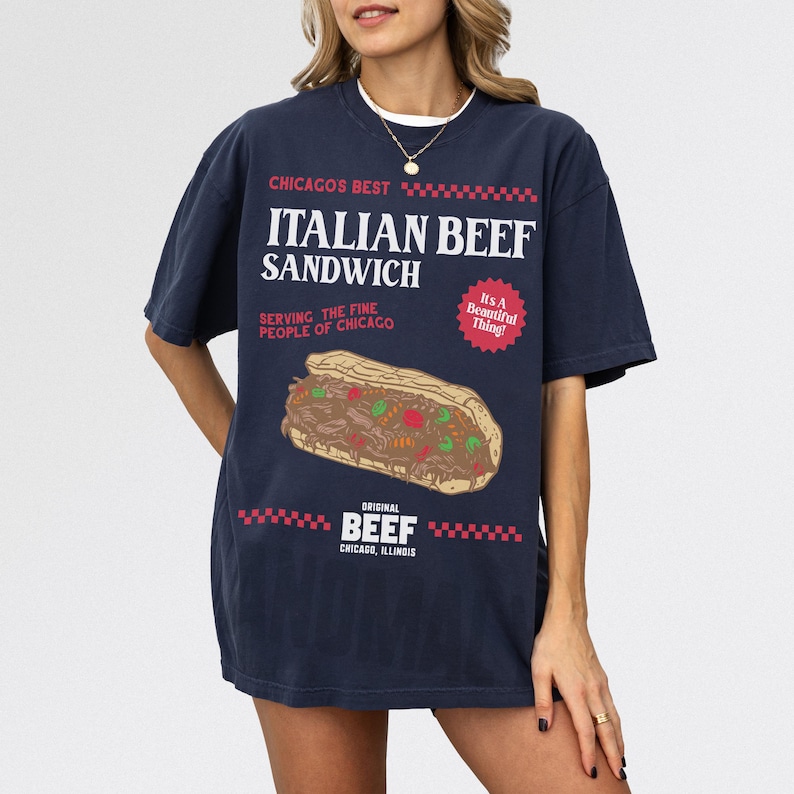 Original Beef Restaurant Shirt, Vintage Chicagoland Italian Beef ...