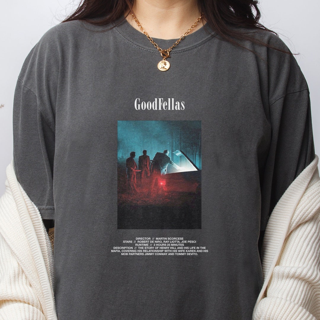 Goodfellas Movie Shirt, Men Women Retro Mafia Movie Graphic Tee, Martin ...