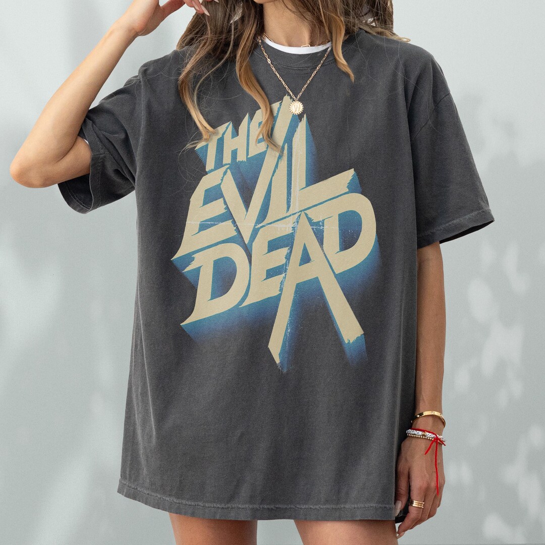 The Evil Dead Graphic T-shirt, Retro 80s Horror Movie Tee Shirt ...