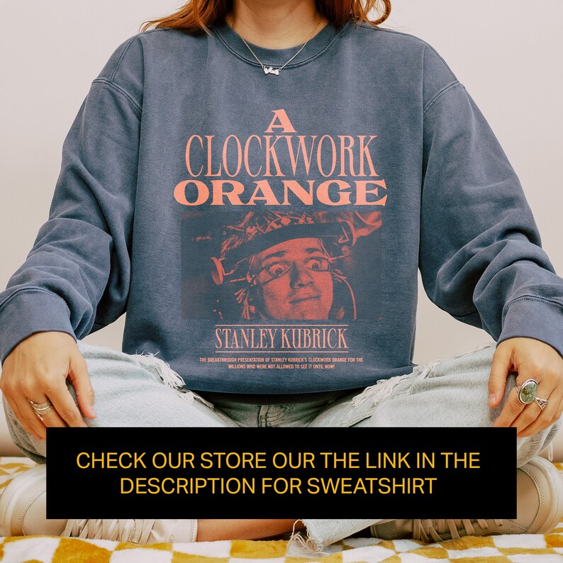 A Clockwork Orange T-shirt Unisex Vintage Faded Stanley - Etsy