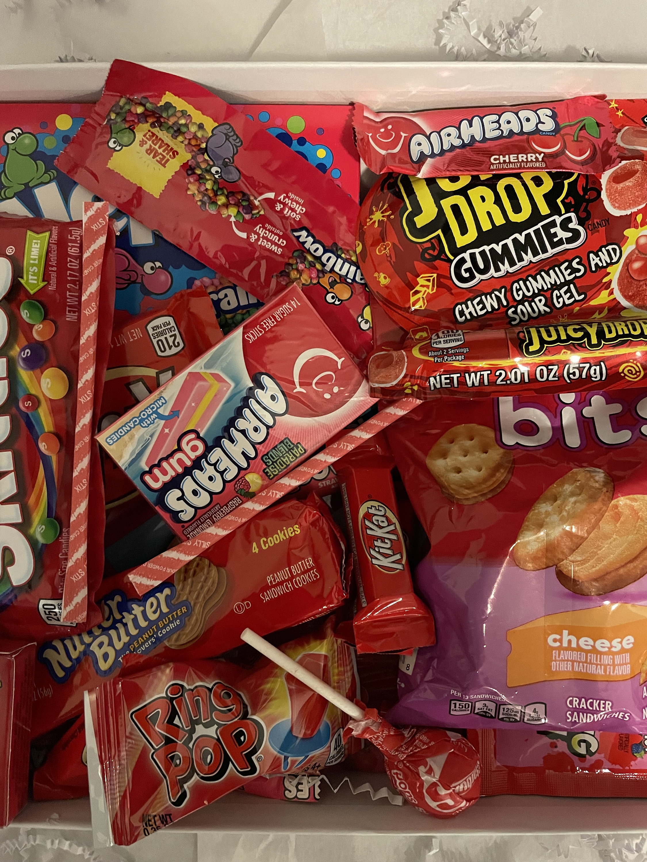 Small Red Snack Box — Snack Box — Red Mystery Snack Box - Etsy