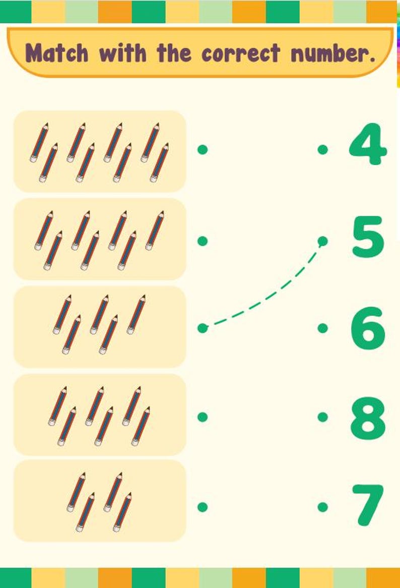 300 Printable PRESCHOOL Numbers and Counting for Kids Activities - Etsy