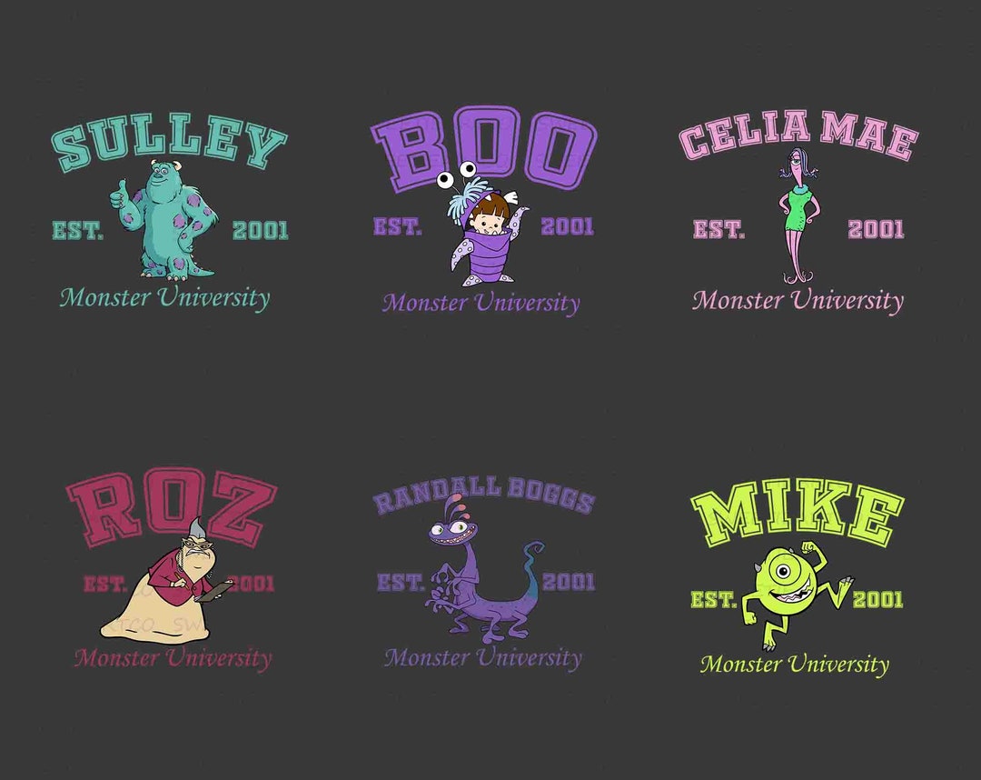 Retro Monsters SVG, Family Vacation Svg, Monsters Company Svg, Magical ...