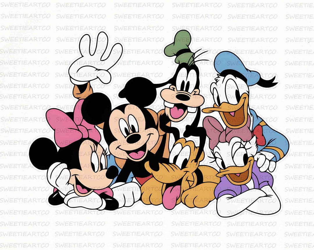 Ratón y amigos PNG, Vacaciones familiares retro Png, Amistad Png, Viaje ...