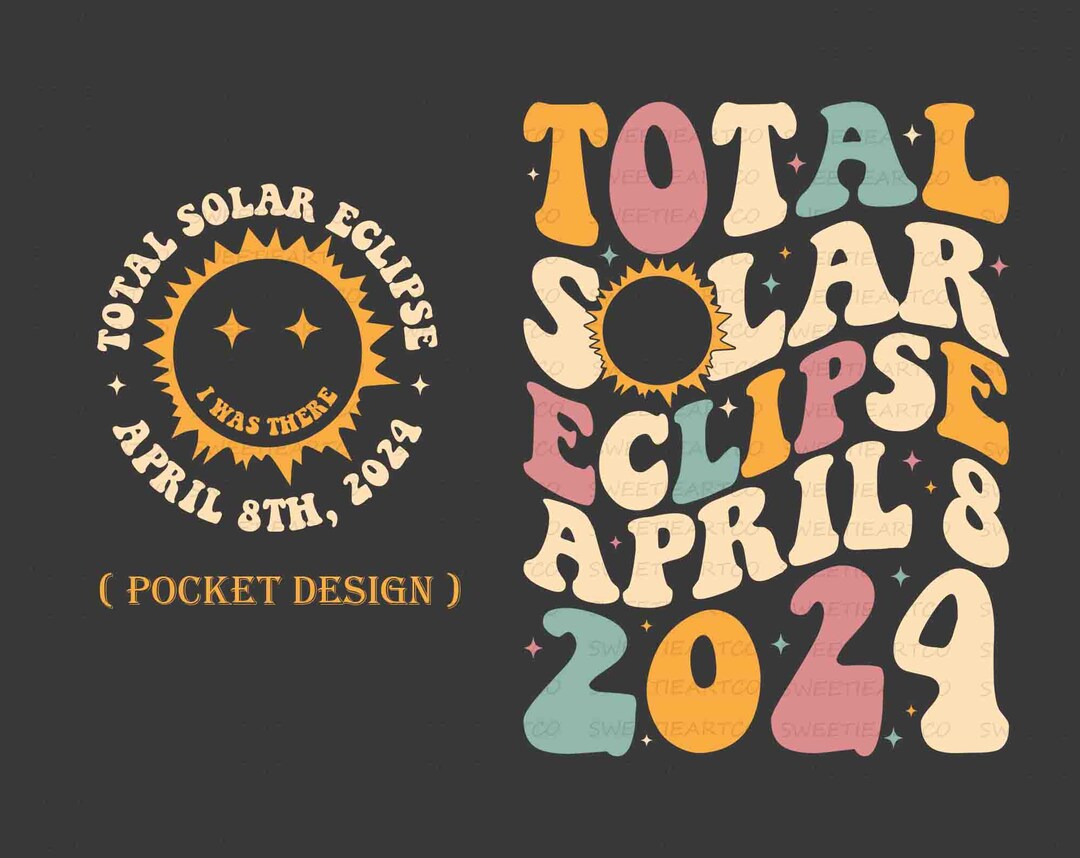 Bundle Funny Total Solar Eclipse SVG, Twice in A Lifetime Eclipse Solar ...