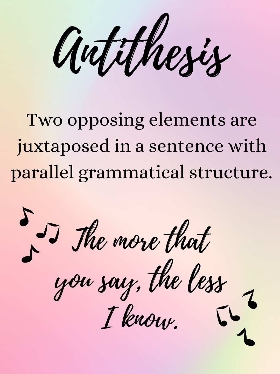 Taylor Swift Literary Devices English Posters - Etsy