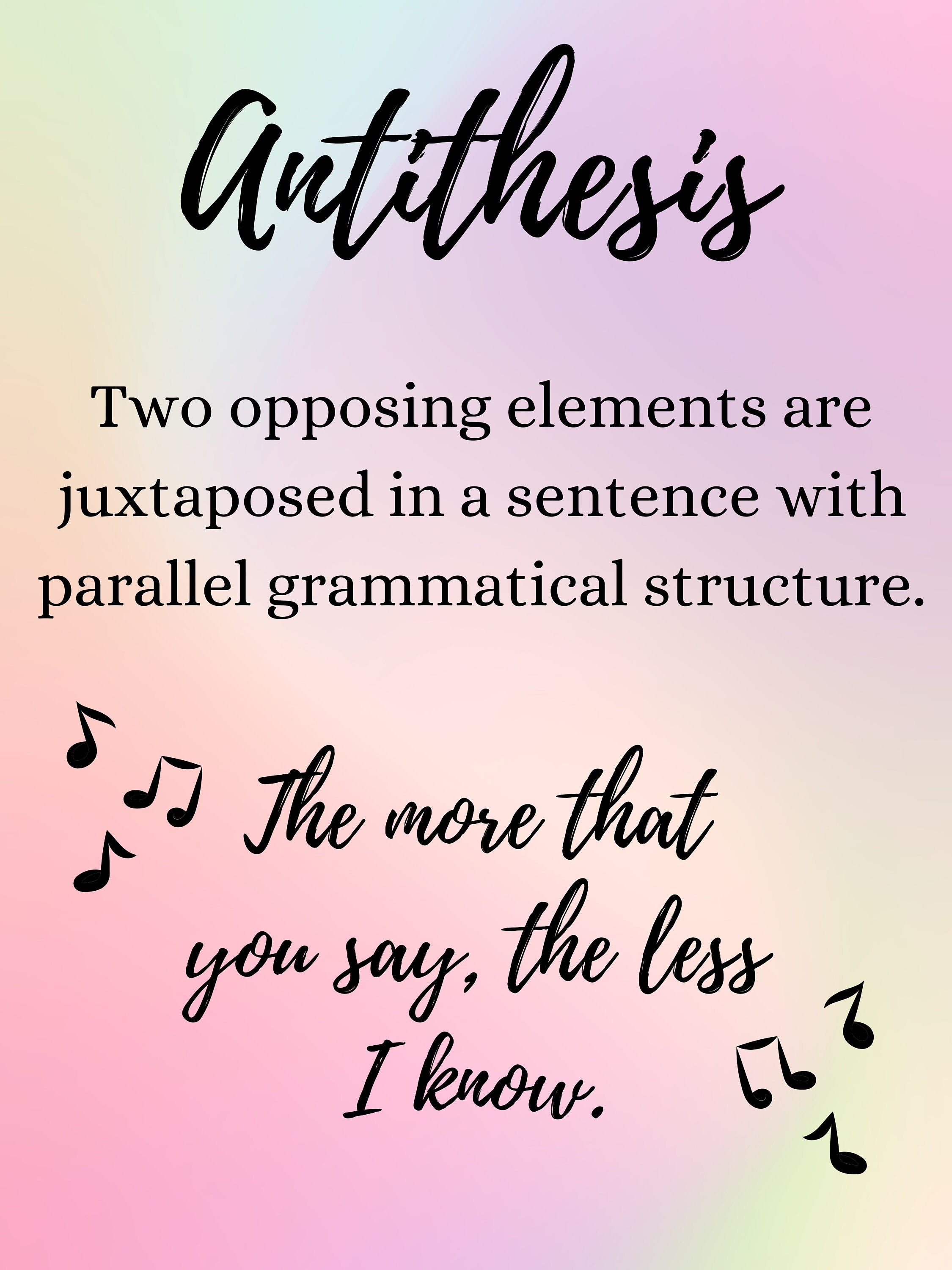 Taylor Swift Literary Devices English Posters - Etsy UK