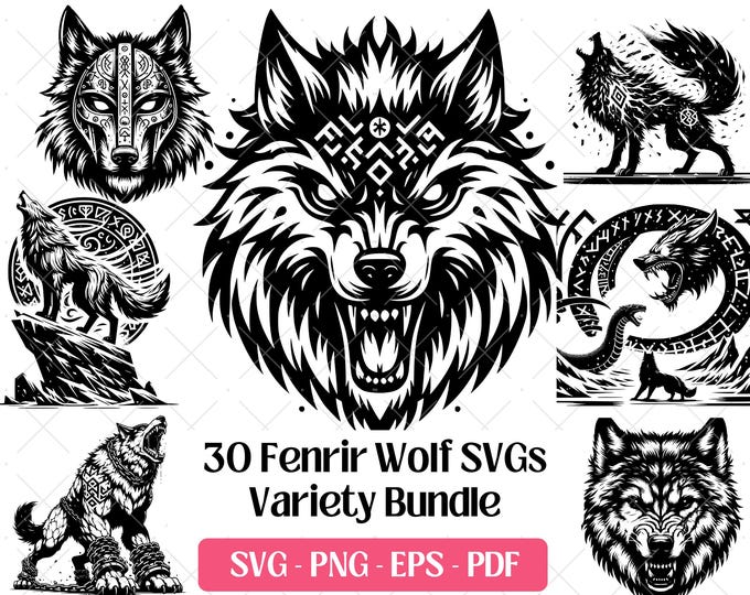 Fenrir SVG File - Etsy Canada