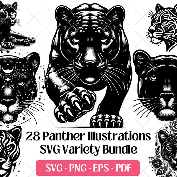 Flower Panther Files - Etsy UK