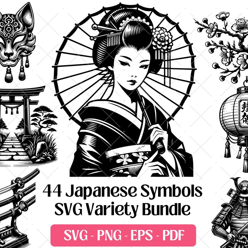 Japanese Moon Svg - Etsy UK