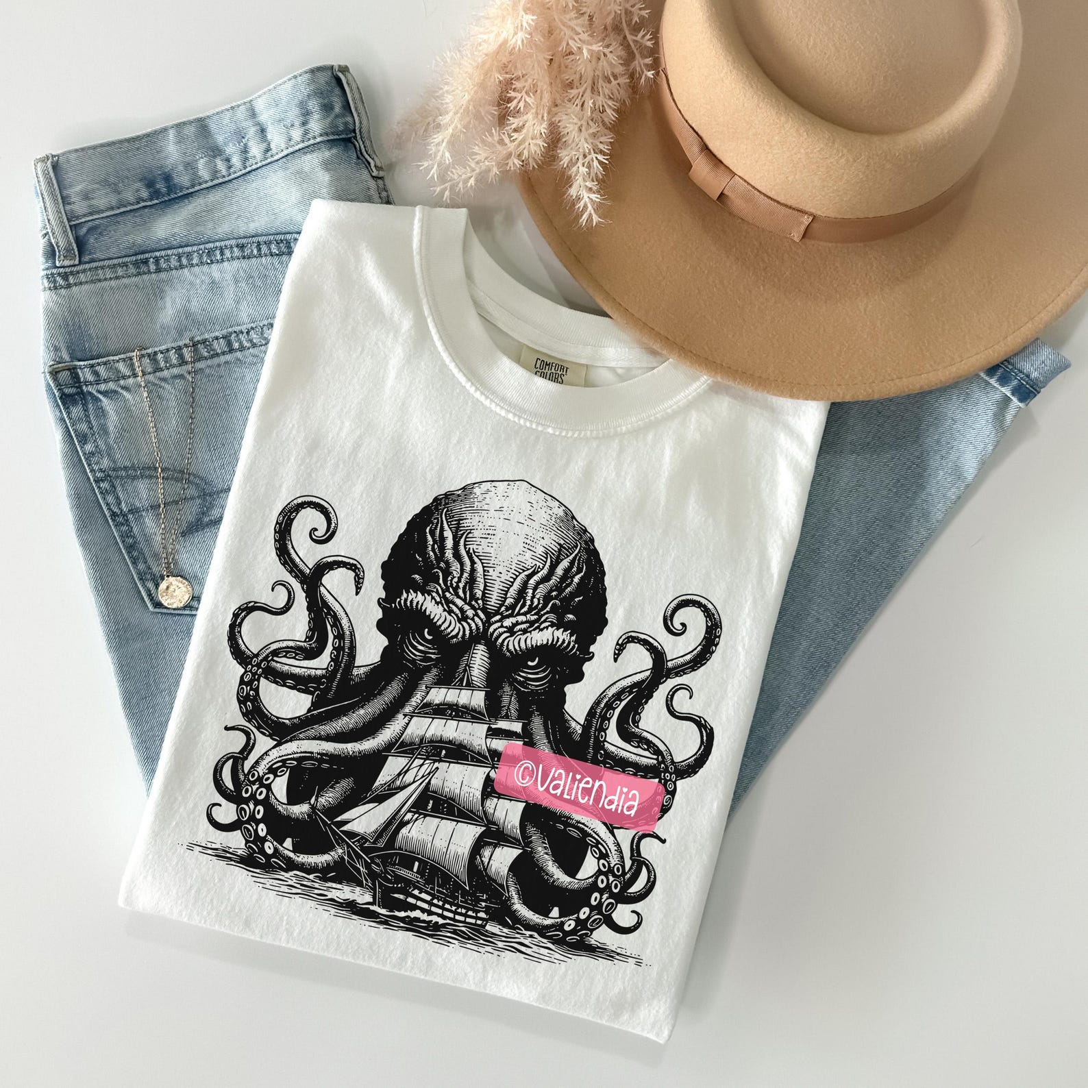Kraken SVG Bundle, Mythical Sea Monster, Ocean Creature Design Clipart ...