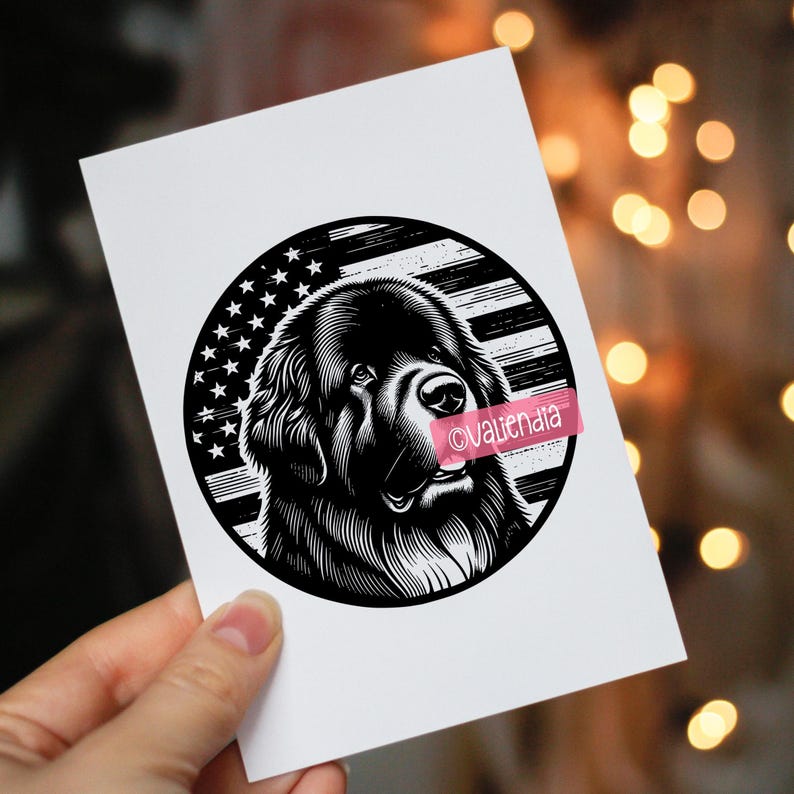 Newfoundland Dog SVG Bundle · Newfie Giant Fluffy Clipart PNG PDF ...