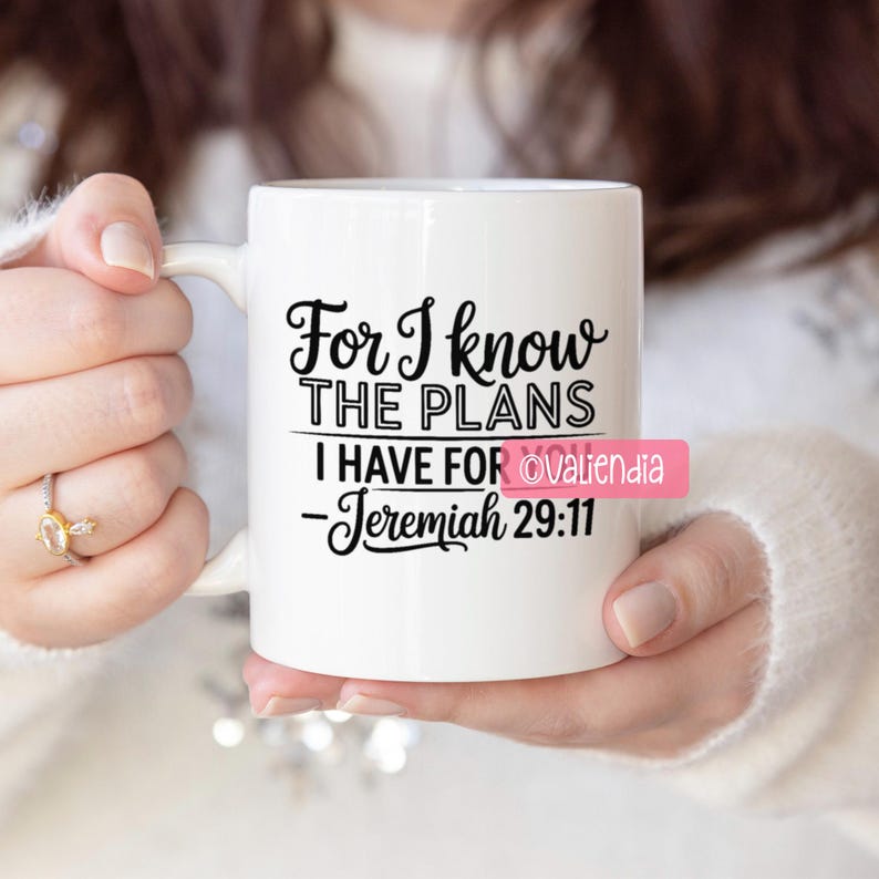 Jeremiah 29:11 Bible Verse SVG, Christian Laser Cutting Files (digital ...