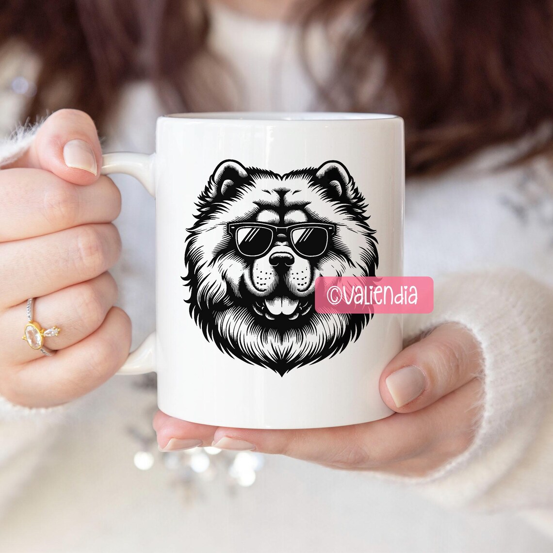 Chow Chow SVG Bundle · Fluffy Funny Dog Clipart PNG PDF · Cricut Laser ...
