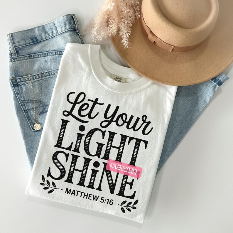 Let Your Light Shine SVG · Christian Bible Clipart PNG · Cricut Files ...