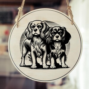 Cavalier King Charles Spaniel SVG Bundle, PNG, DXF, Eps, Pdf Cutting ...