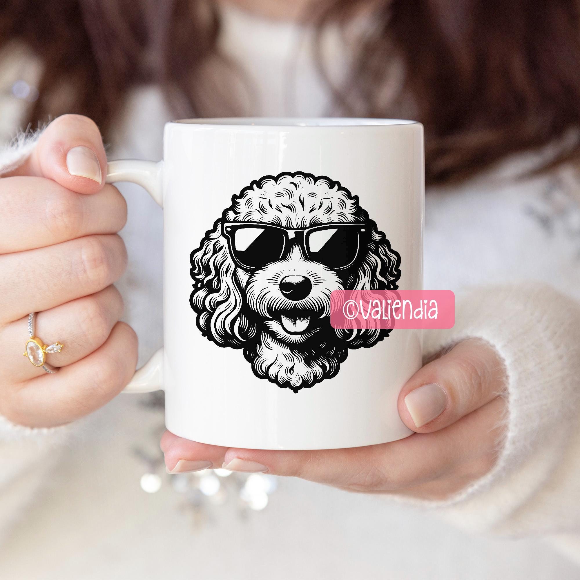 Cockapoo Dog SVG Bundle, Clipart Png Laser Engraving Cutting Files ...