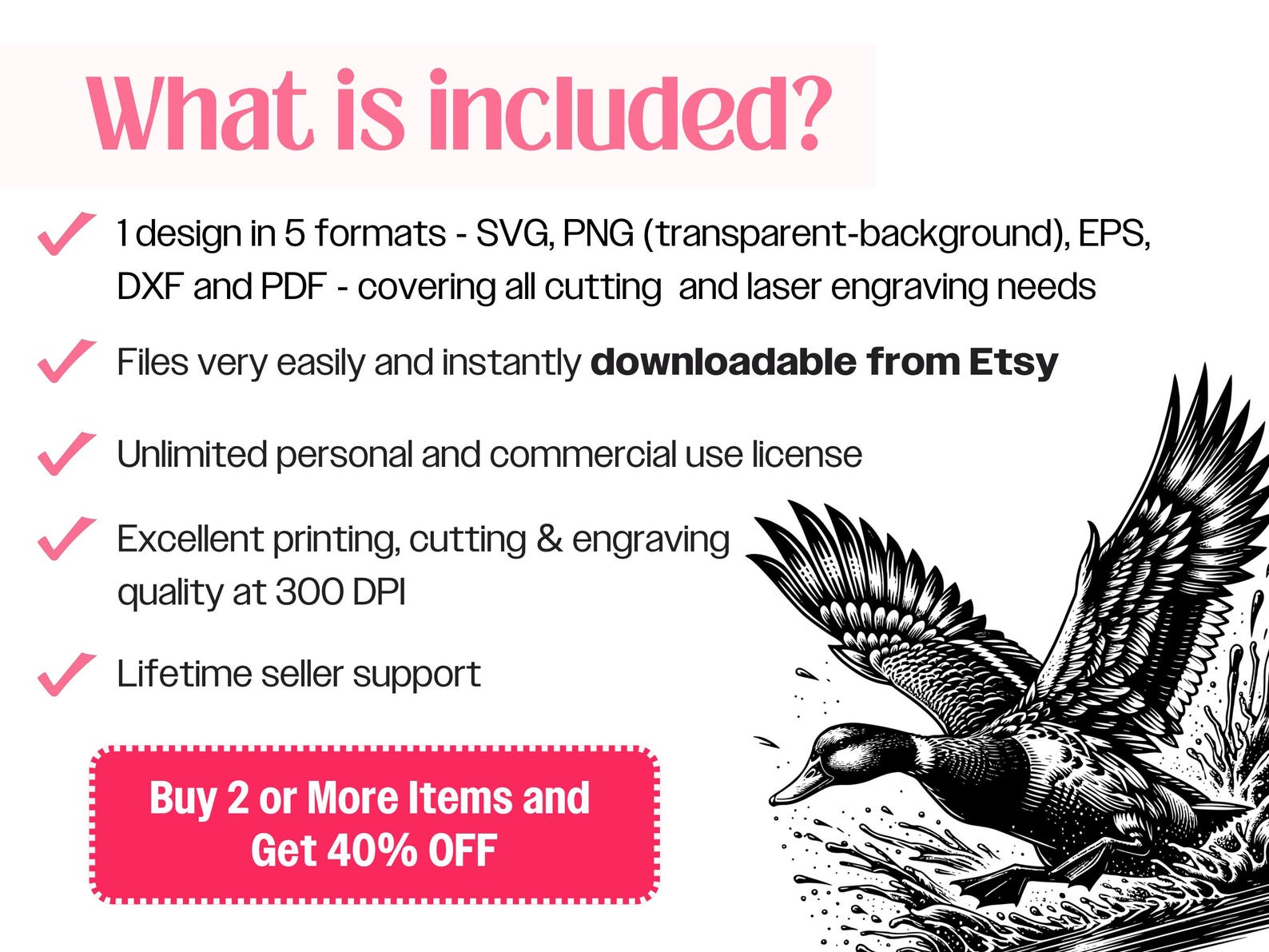 Mallard Duck SVG · Hunting Wildlife Bird Nature Mallard Design Clipart ...