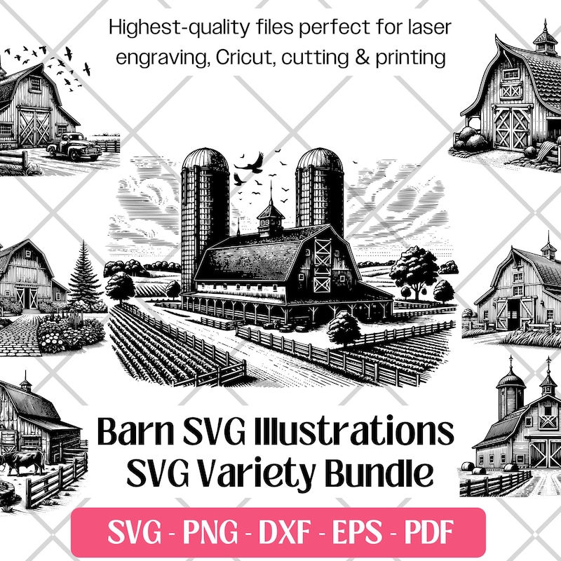 Barn Dxf - Etsy