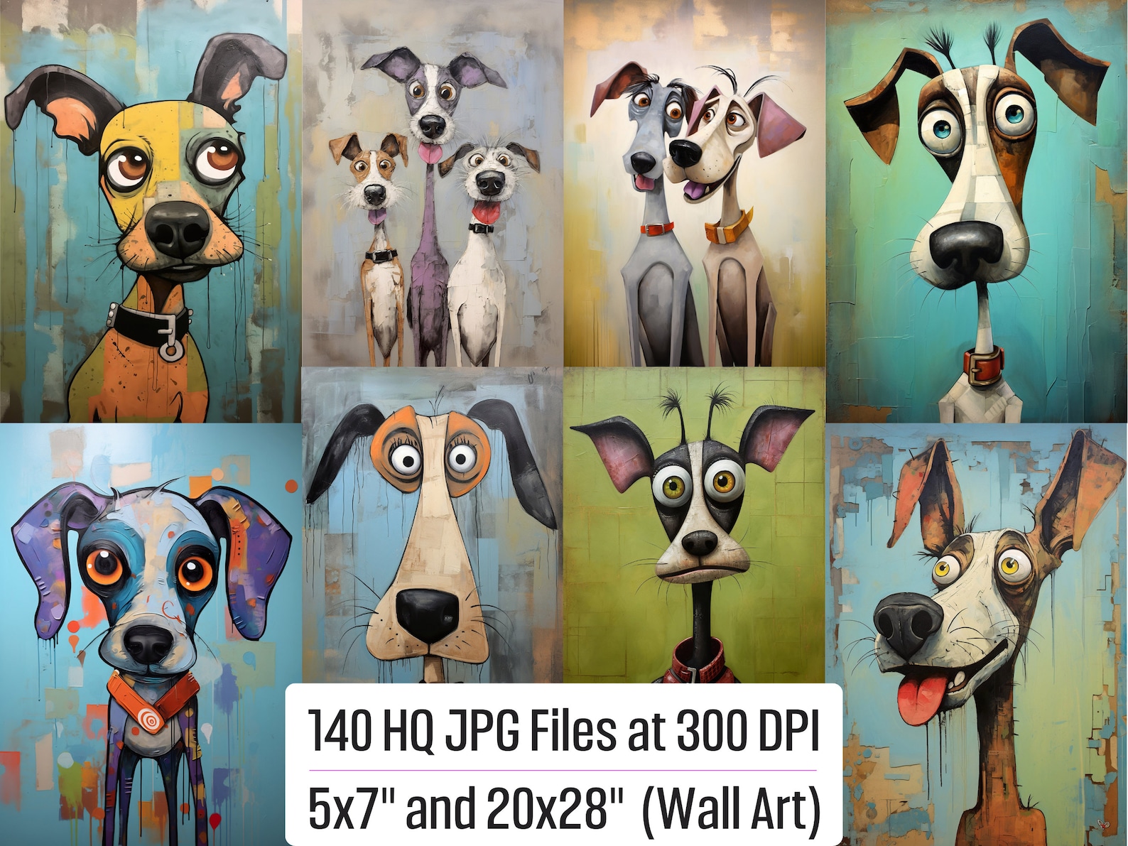 Funny Dogs Junk Journal Scrapbooking Ephemera Mixed Media Pages ...