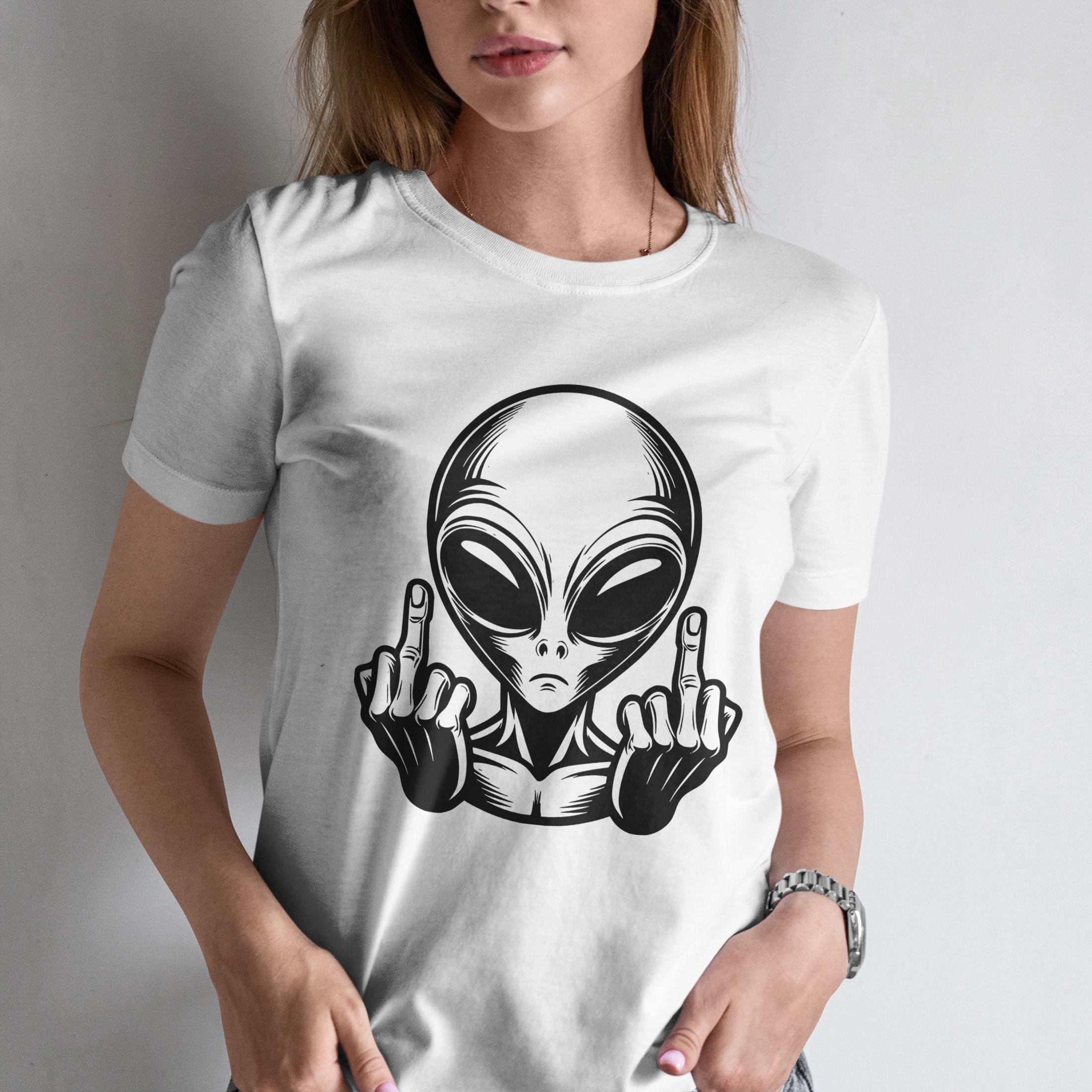 Funny Alien SVG Bundle · Sci-fi Space Cartoon Humor Funny Alien Design ...