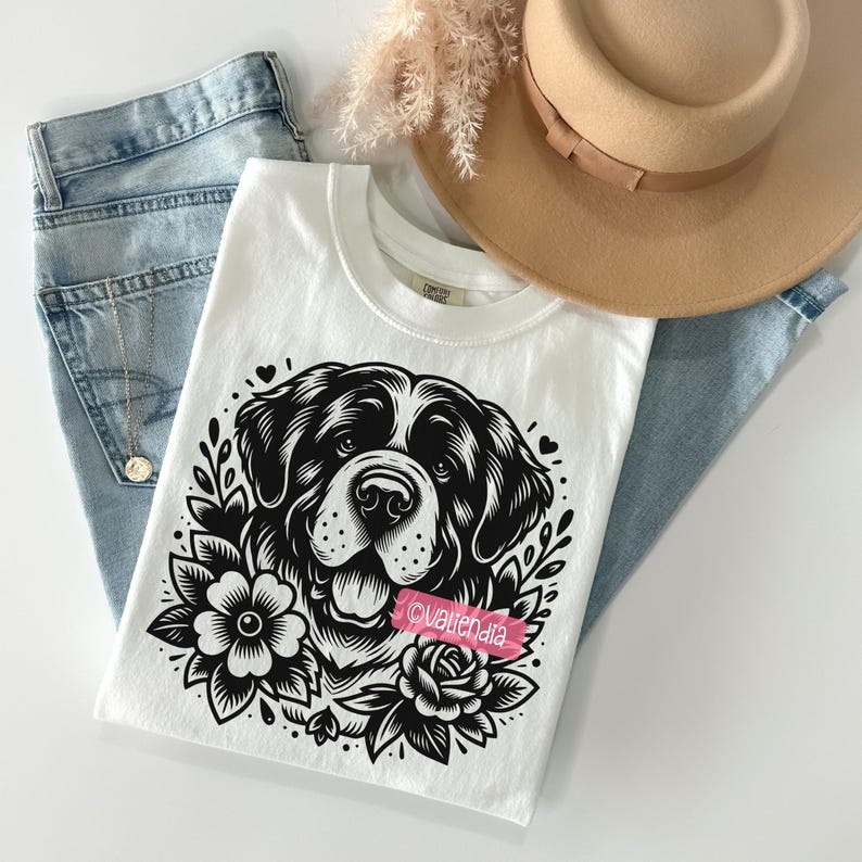 Saint Bernard SVG Bundle · Giant Rescue Dog Clipart PNG · Cricut Files ...