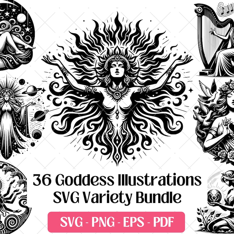 Goddess Svg - Etsy