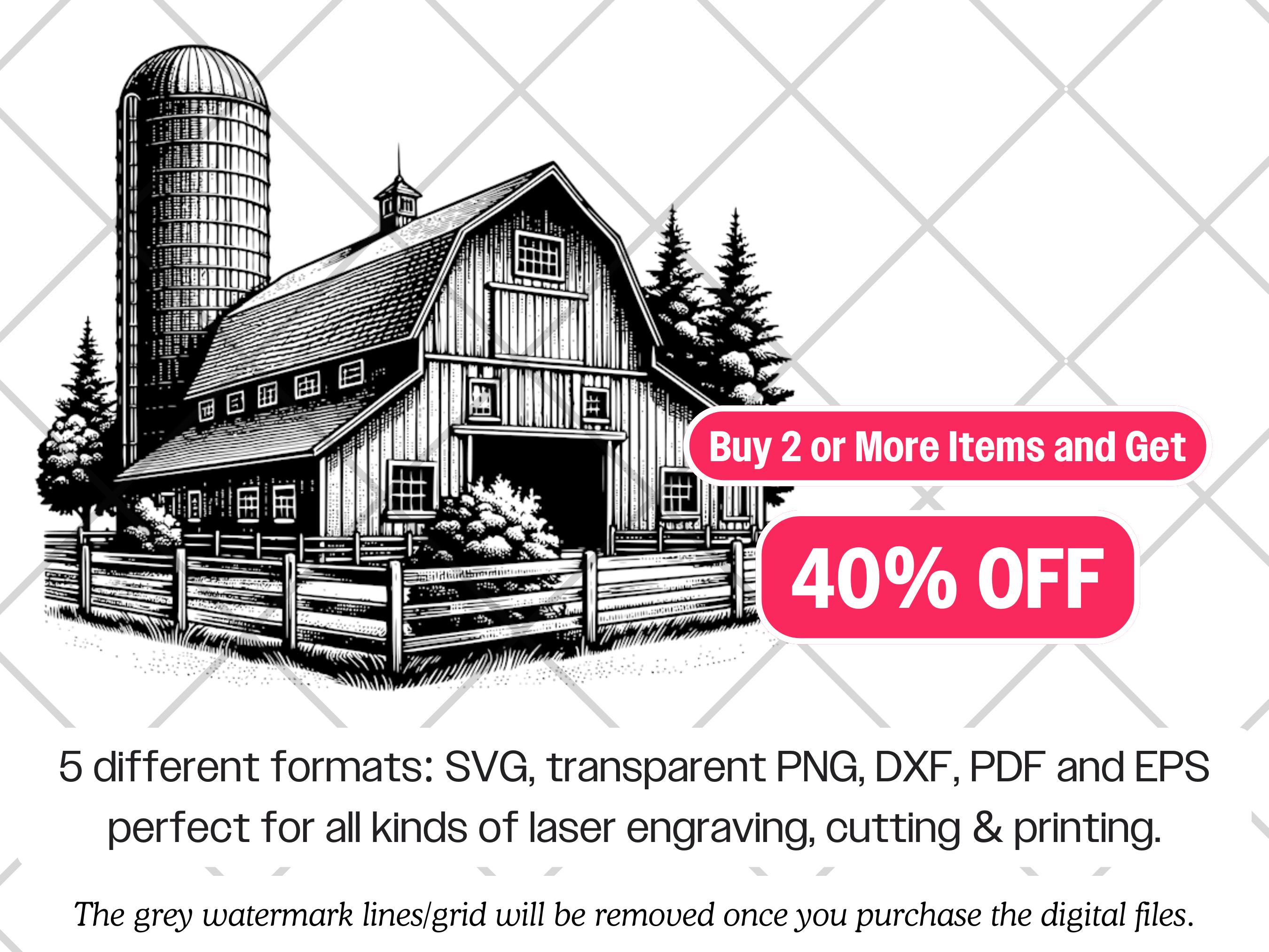 Farmhouse Barn SVG Bundle · Country Rural Farm Life Farmhouse Barn ...