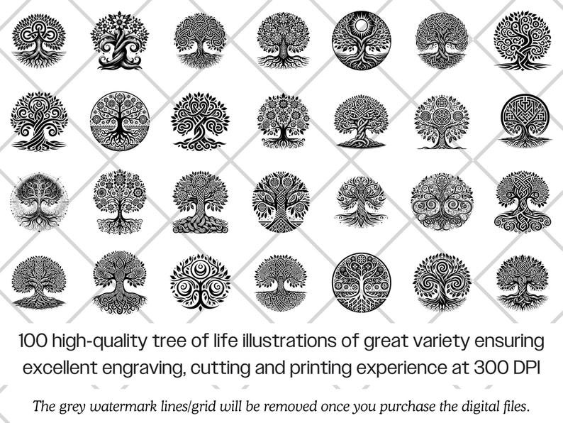 Tree of Life SVG Bundle · Celtic Norse Clipart PNG · Cricut Files - Etsy