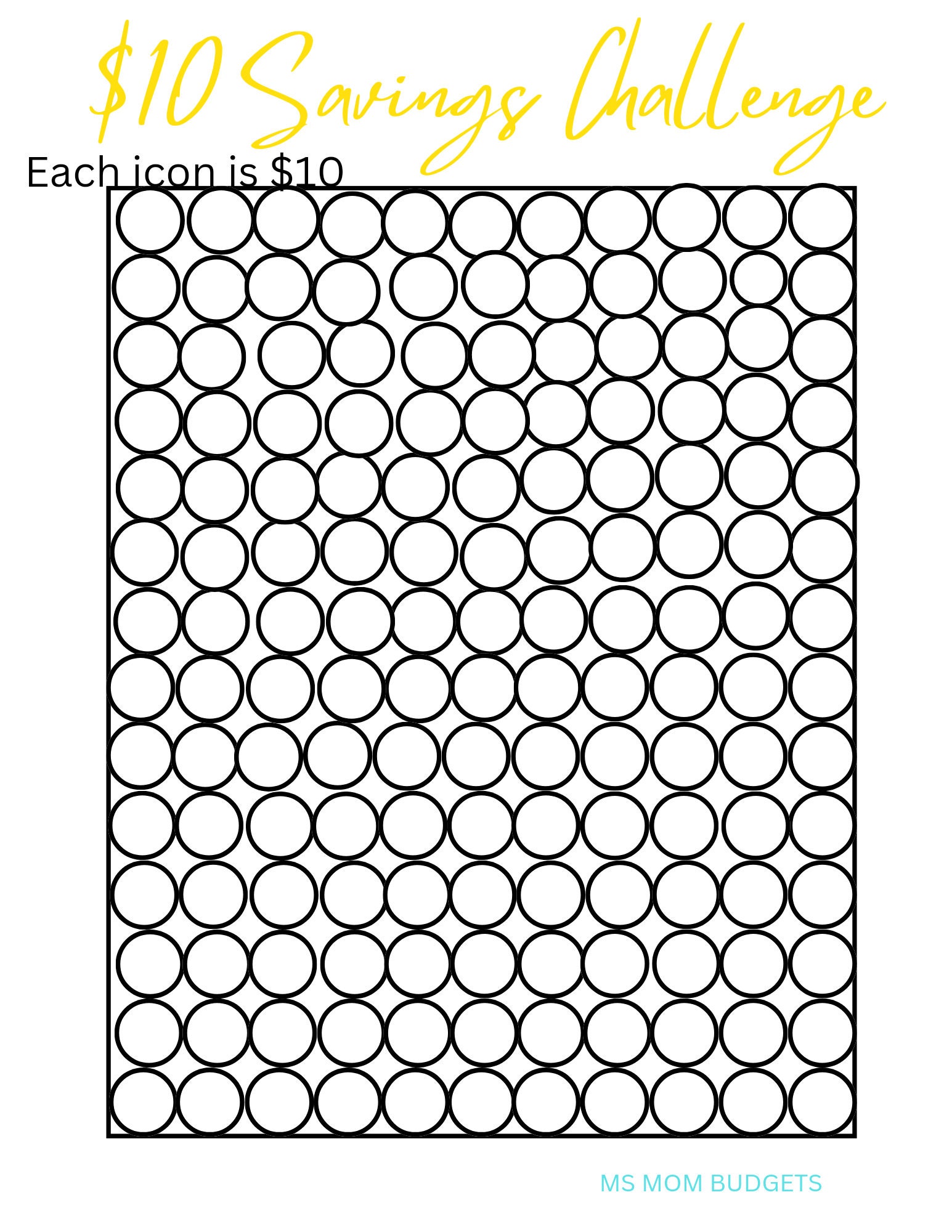 One, Five, and Ten Dollar Challenge - Etsy