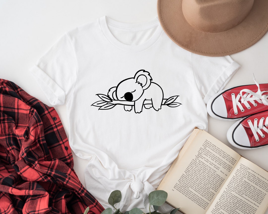 Lazy Koala Shirt, Koala Shirt, Cute Koala Shirt, Koala Lover Shirt ...