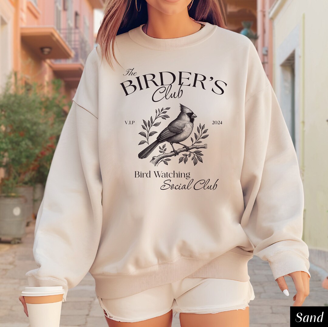 Bird Watching Sweatshirt, Cardinal Shirt, Birding Club Sweatshirt ...