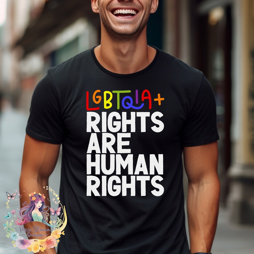 LGTQIA Rights Are Human Rights Png Gay Rights Digital Download Equal ...