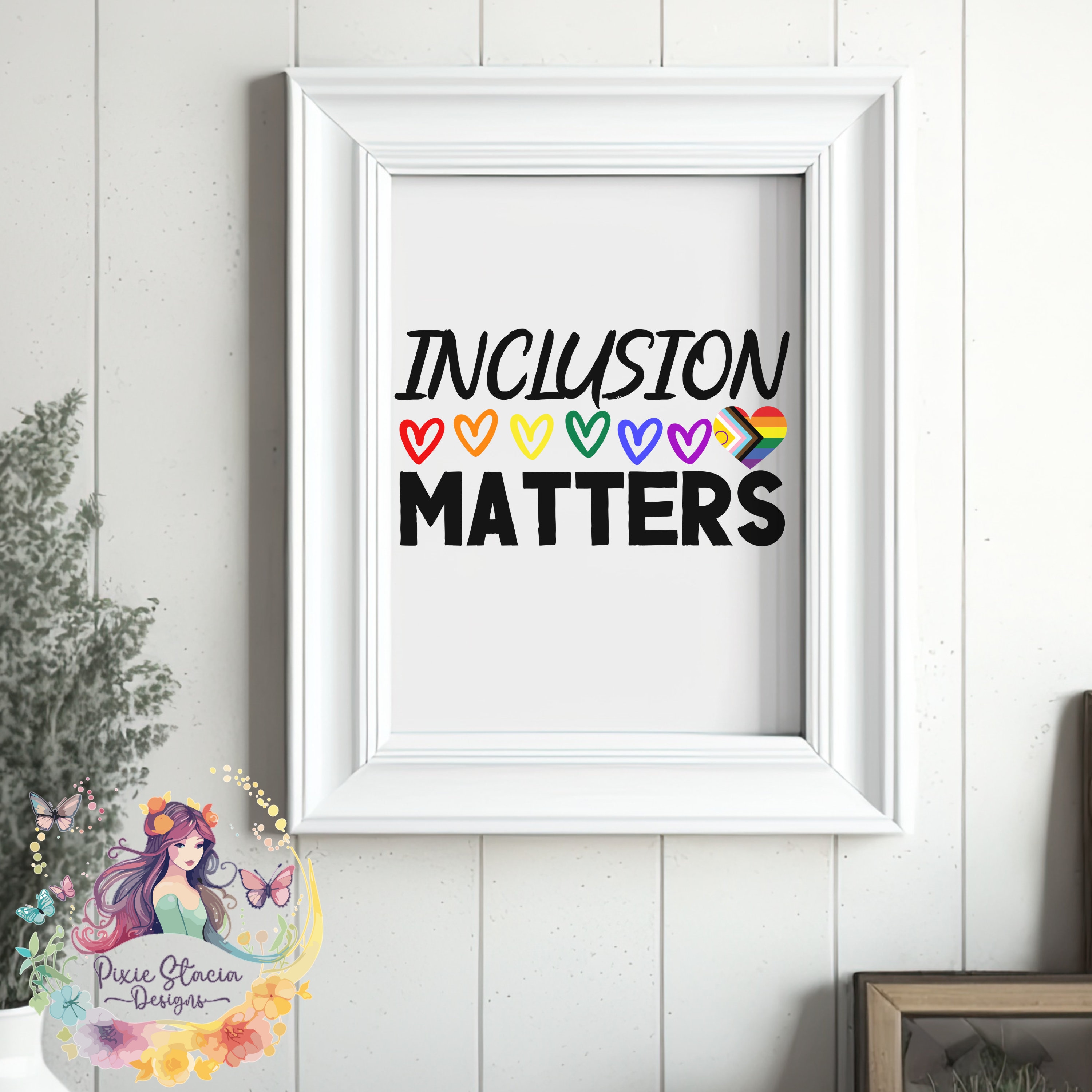 Inclusion Matters Png Inclusiveness Artwork Diversity Sublimation ...