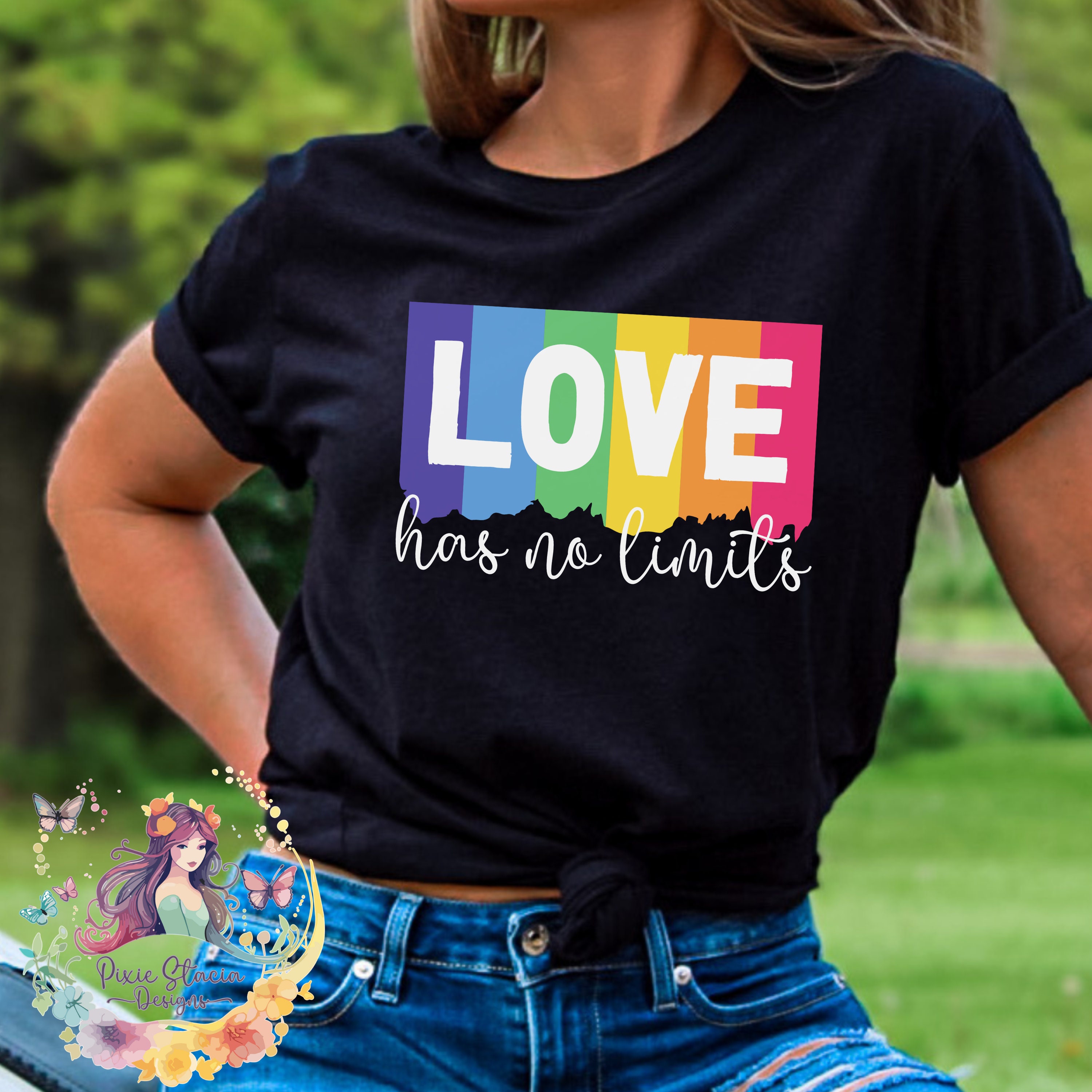 Inspirational LGBTQ Pride PNG Love Has No Limits Digital - Etsy