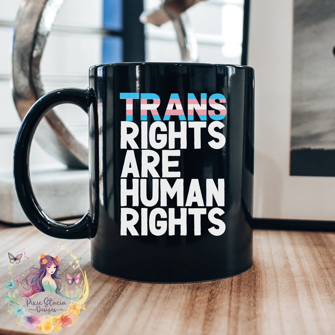 Transgender Pride PNG Bold Trans Rights Are Human Rights Statement ...
