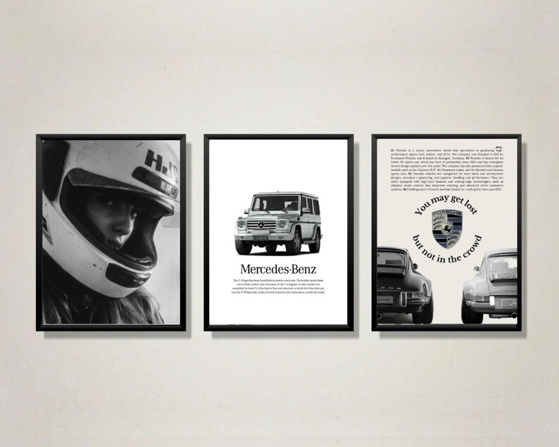Mercedes Benz G-wagon Car Poster Vintage AMG G63 Poster - Etsy