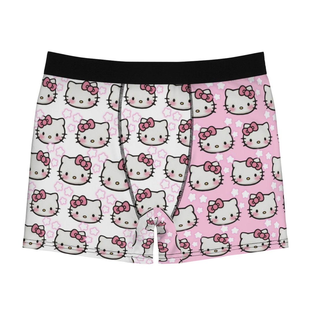 Hello Kitty Boxers Hello Kitty Boxer Briefs Sanrio Boxers Pink White ...