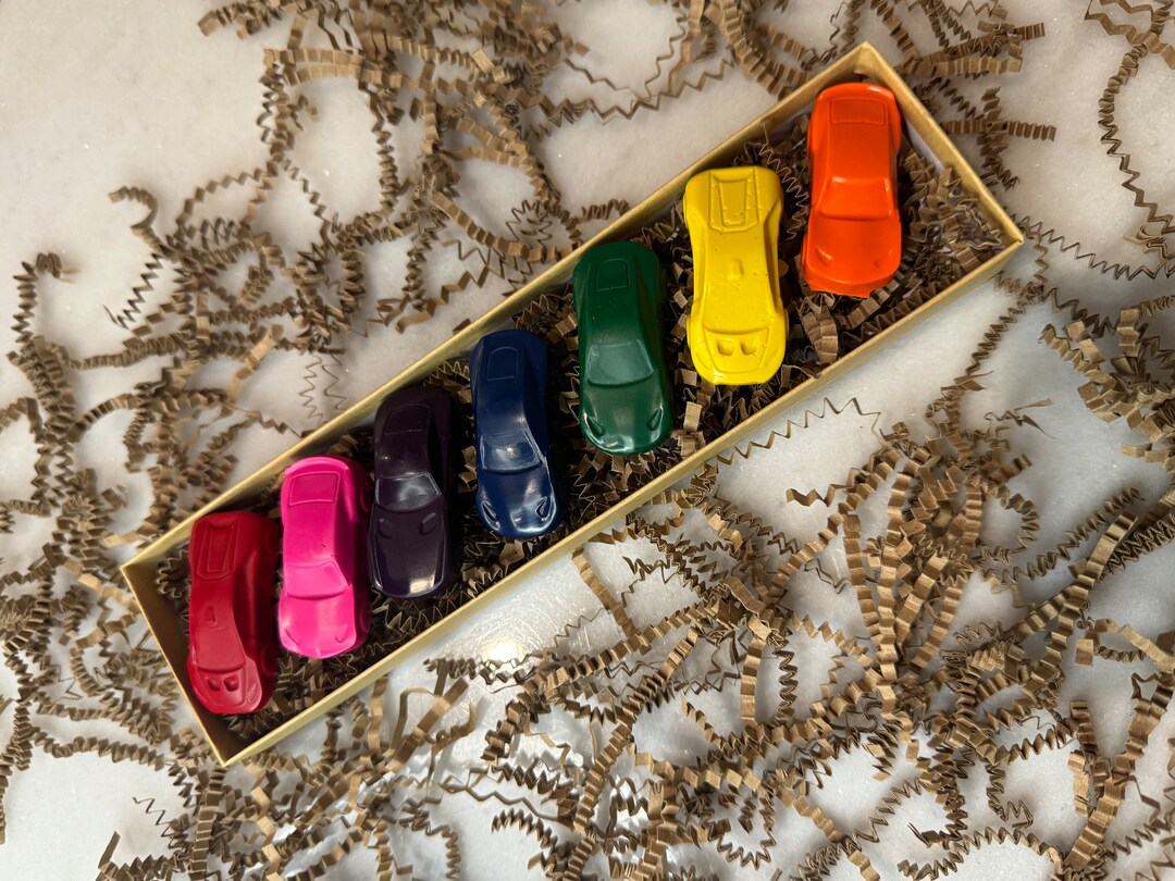 Car Shaped Custom Crayons | Party Favor | Birthday Gift | Graduation ...