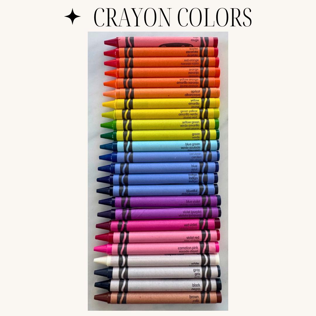 Hebrew Name Crayons Personalized | Custom Gift | Personalized Gift ...