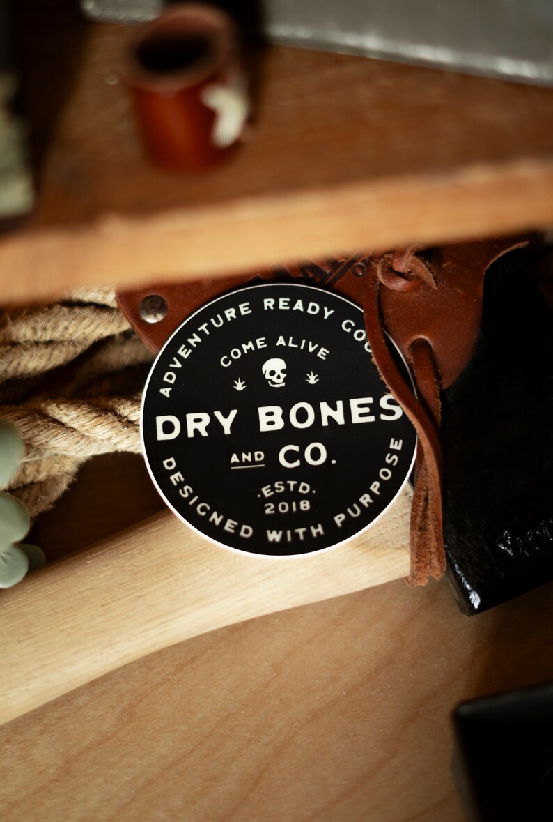 Dry Bones and Co. Logo Sticker - Etsy