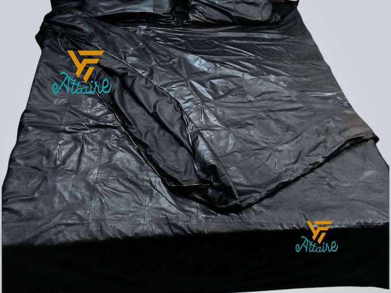 NAPA Calf Leather Bedding Set Super Soft Bed Sheet, Pillowcase & Duvet ...