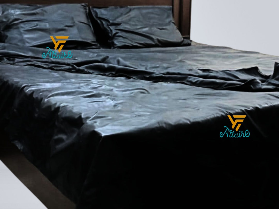 NAPA Calf Leather Bedding Set: Super Soft Bed Sheet, Pillowcase & Duvet ...