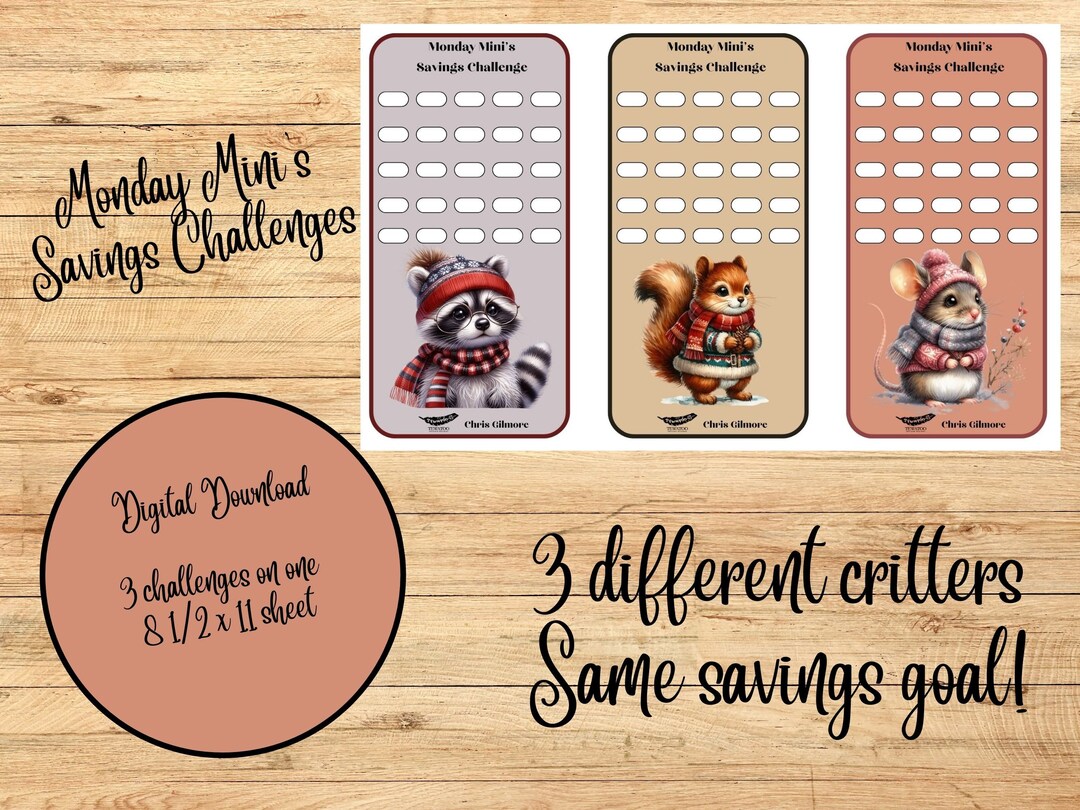 Monday Mini's / Low Budget for Big Goals - Etsy