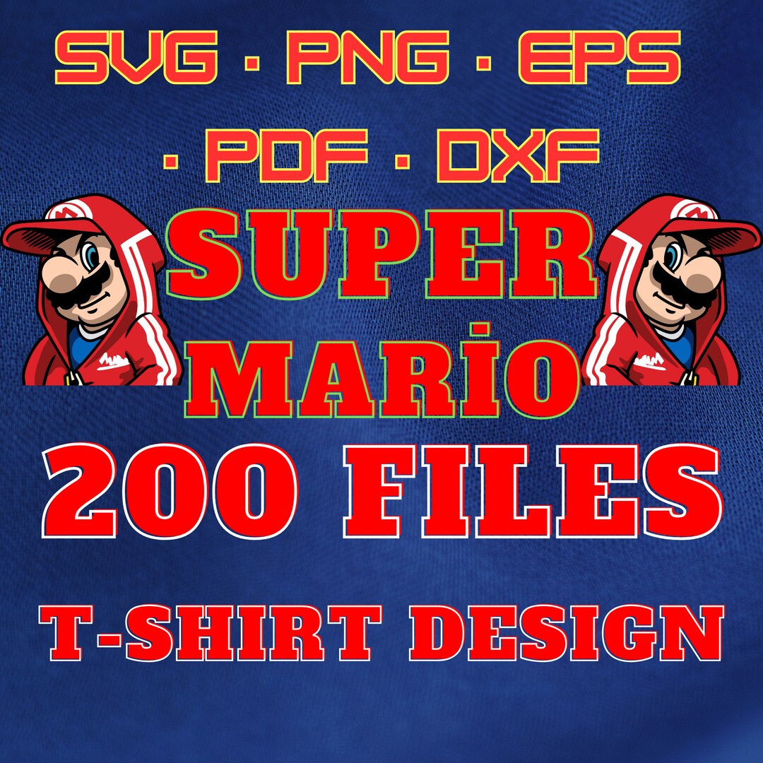 Super Mario SVG Bundle: 200 Cut Files (digital Download) - Etsy UK
