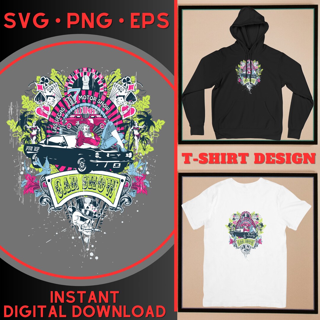 Las Vegas Car Show SVG: Motor Show Design (digital Download) - Etsy